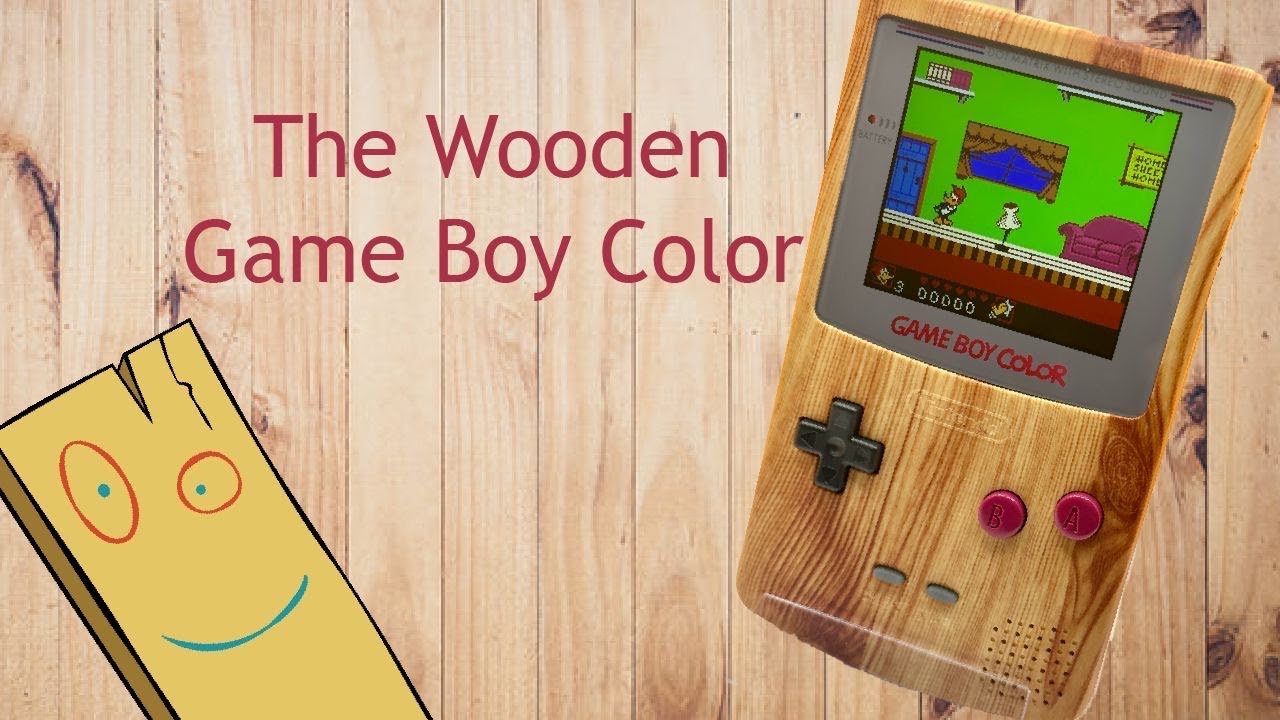 The Wooden Game Boy Color - YouTube