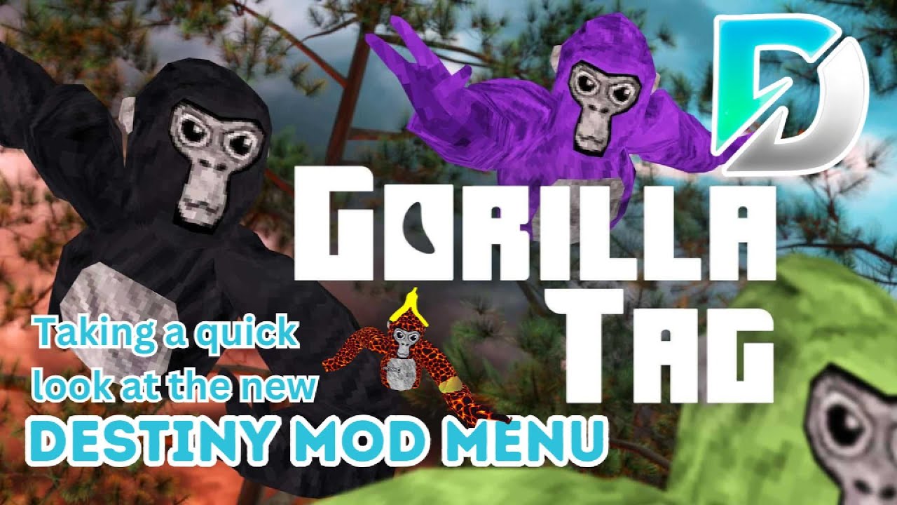 Gorilla Tag - New Destiny menu Mod - Fully loaded mod better than Bark ...