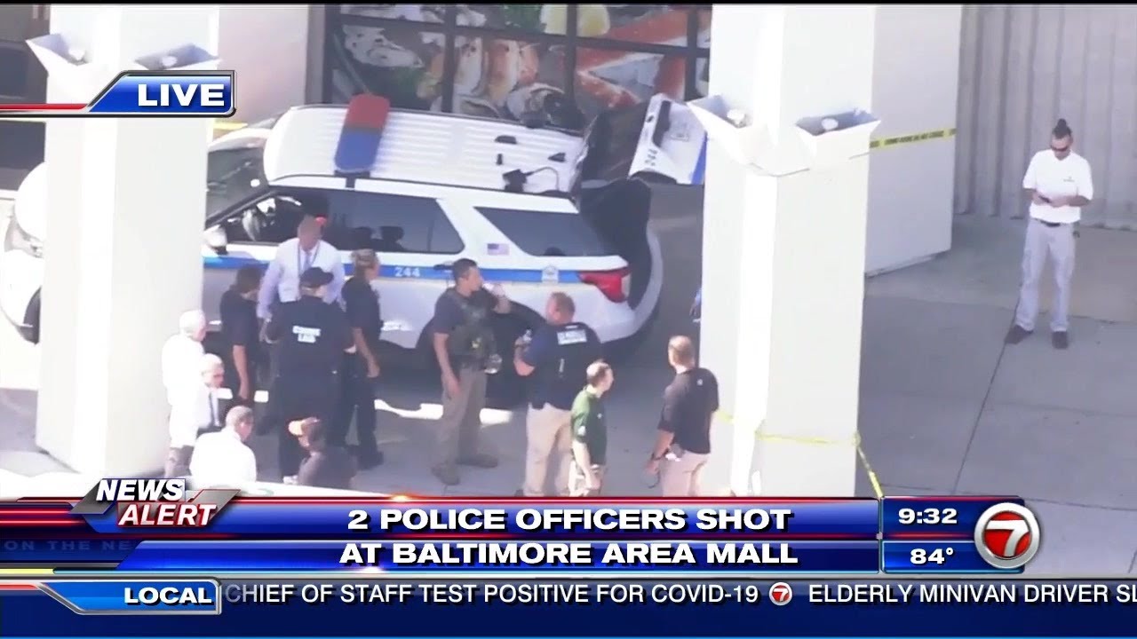 Police: 2 officers on US task force shot outside Baltimore - YouTube