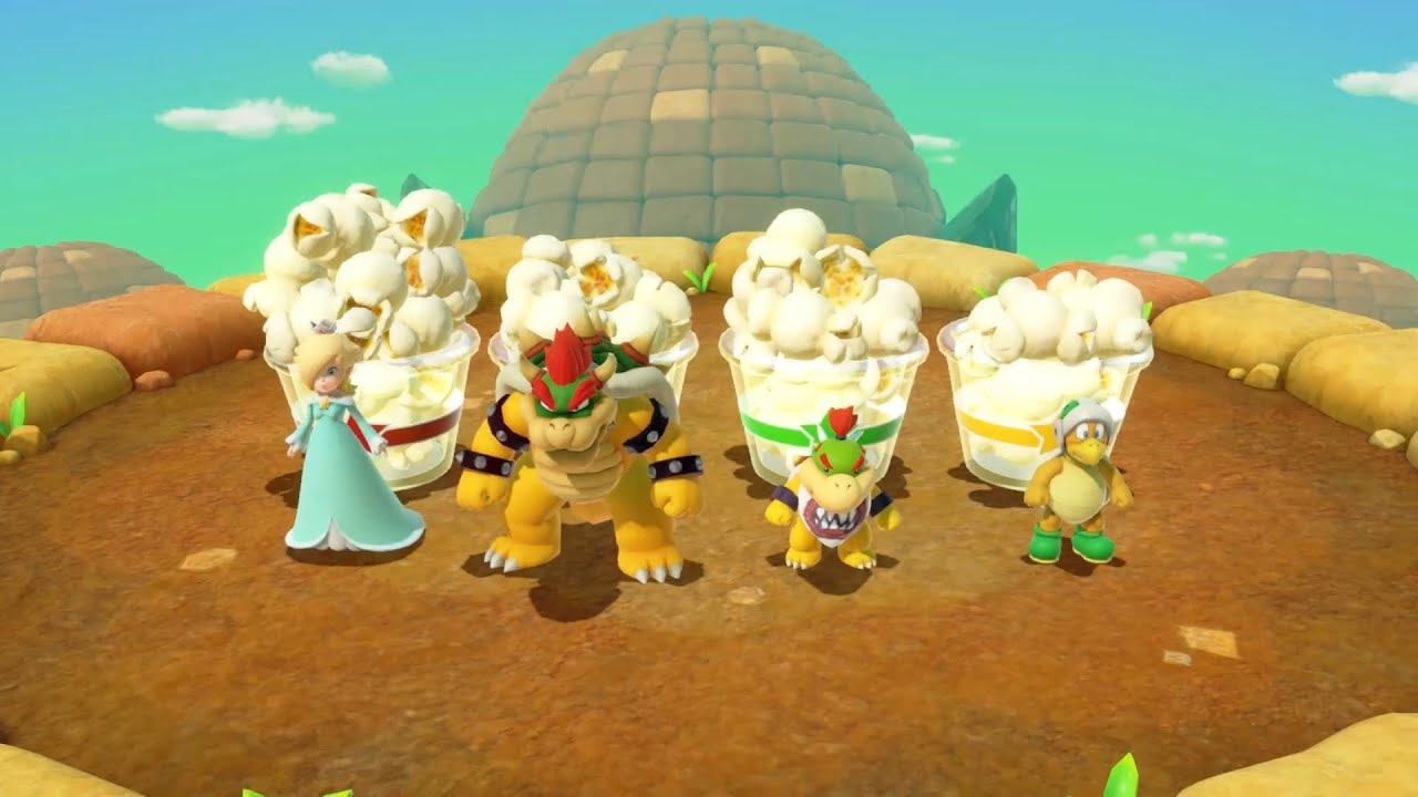 Super Mario Party Minigames Rosalina, Bowser, Bowser Jr, Hammer Bro ...
