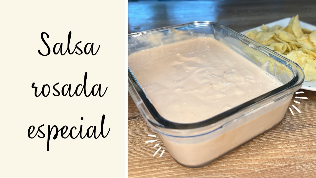 SALSA ROSADA CASERA para comidas rápidas, pasabocas o botanas | Camila ...