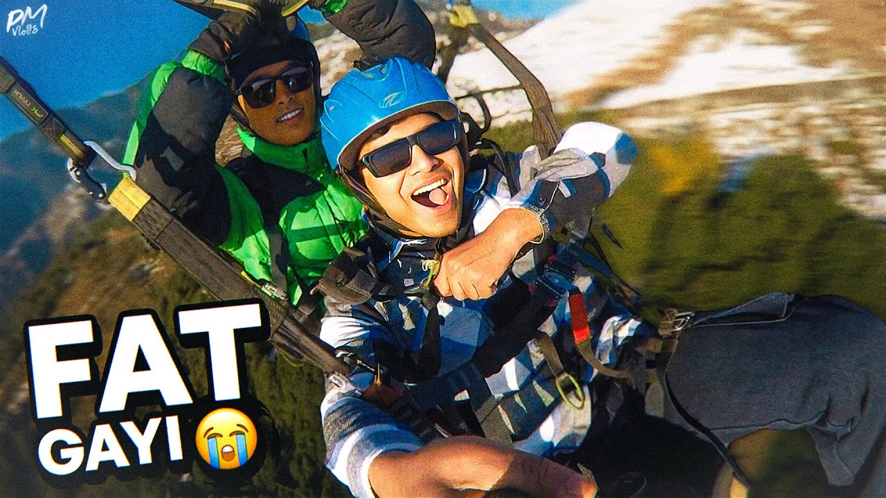 PARAGLIDING KARTE HUE FAT GAYI😭| #VLOG 31 - YouTube