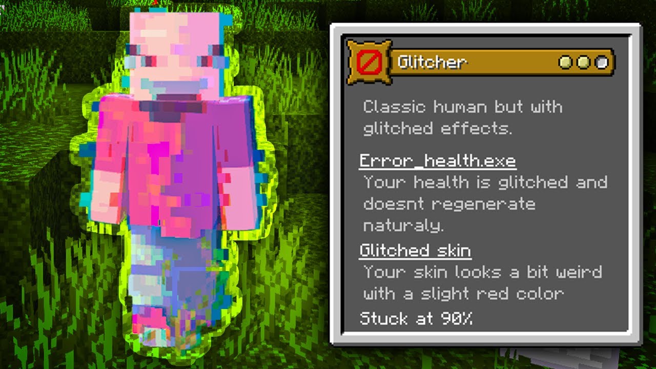 Minecraft Origins Mod: Glitcher (Custom Origin) - YouTube