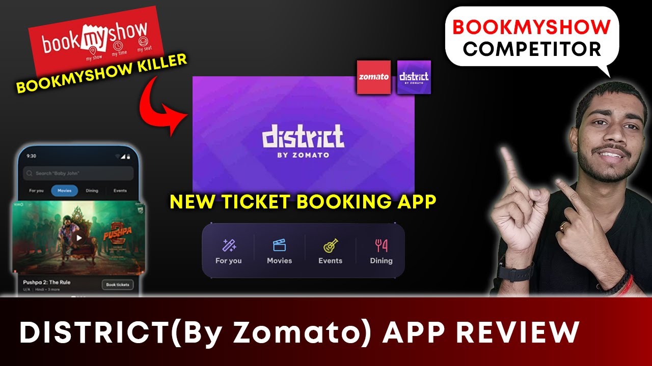 District App by Zomato | New Movies Tickets Booking App | District App ...
