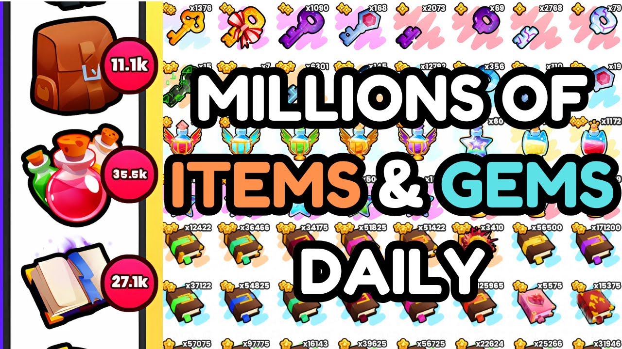 How I Got MILLIONS Of ITEMS And GEMS... (Pet Simulator 99) - YouTube