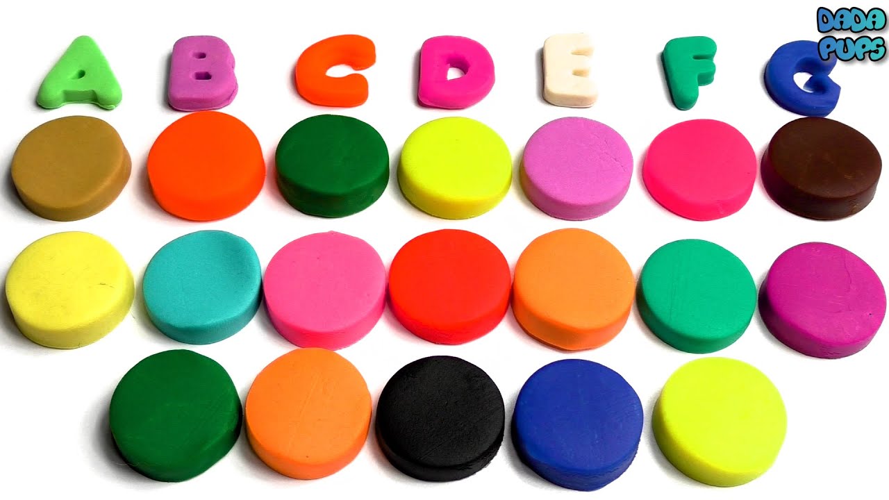 Learn Colors with Play Doh | Play Doh Learn the Alphabet| ABC Song with ...