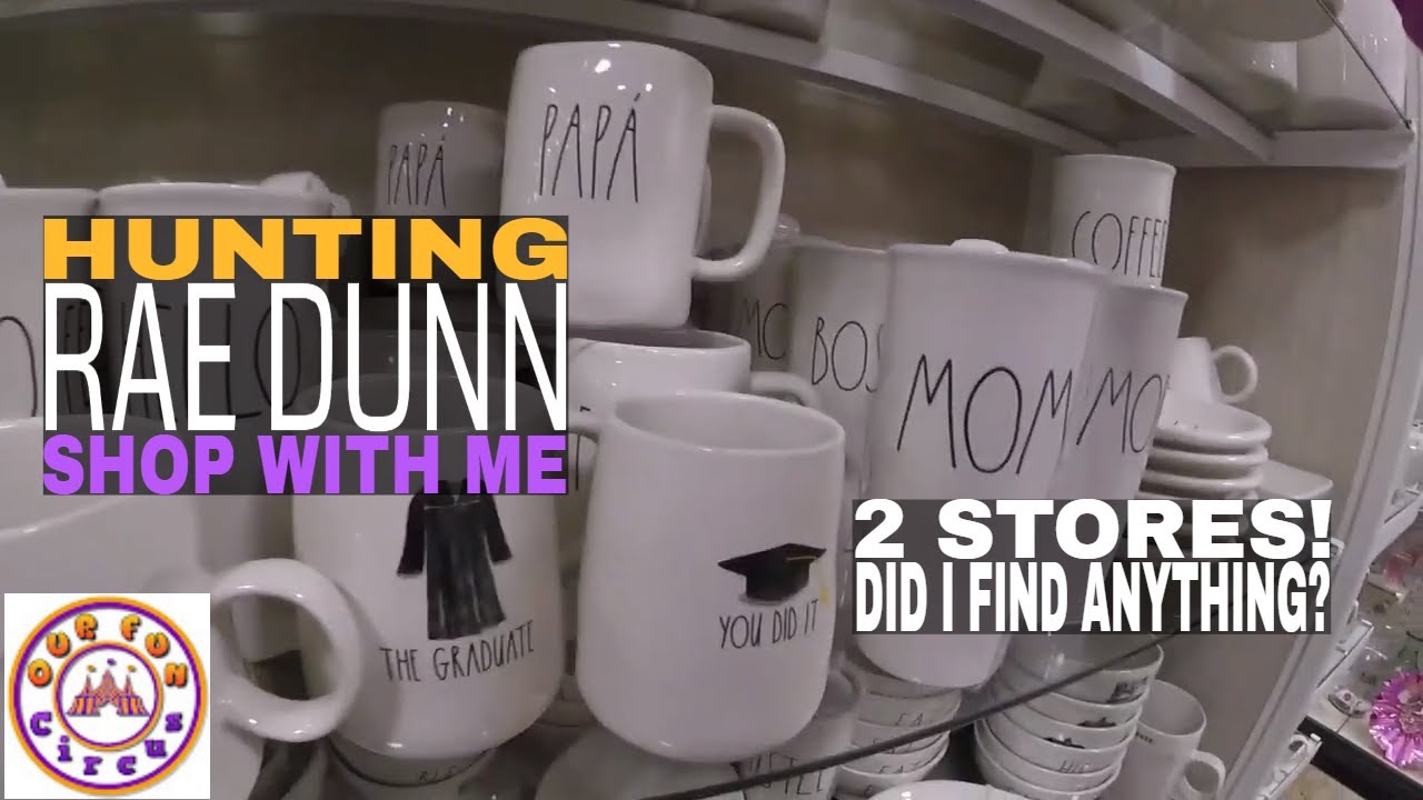 HUNTING RAE DUNN | SHOP WITH ME AT 2 STORES! - YouTube