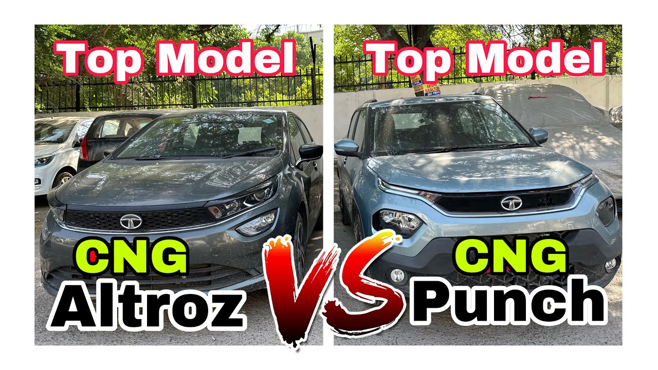 Tata Punch VS Tata Altroz ! Top Model ! Punch CNG ! Altroz CNG - YouTube