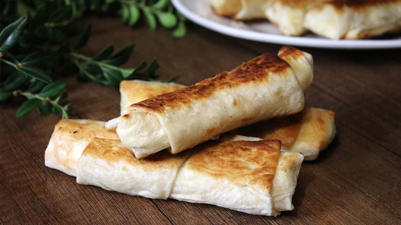 Lavash Rolls with Cheese - YouTube