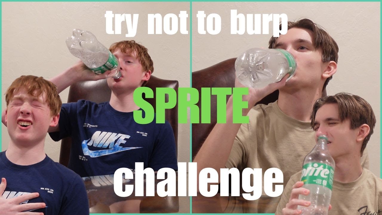 We Attempted The "Try Not to Burp" Sprite Challenge | *PAINFUL* - YouTube