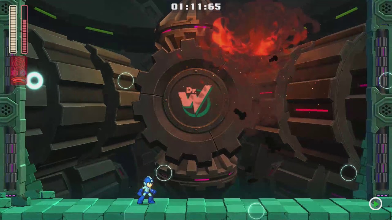 Mega Man 11 - Boss Rush Time Attack - 3:26.83 - YouTube