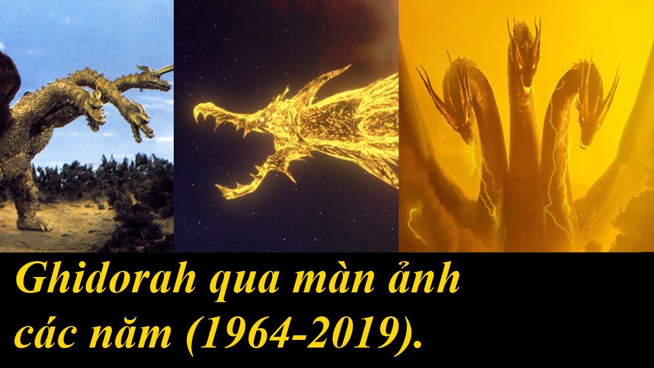 Ghidorah's Evolution//Ghidorah qua màn ảnh các năm (1964 2019). - YouTube