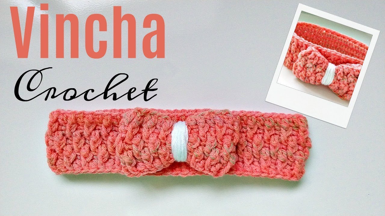 COMO TEJER VINCHA A CROCHET - YouTube