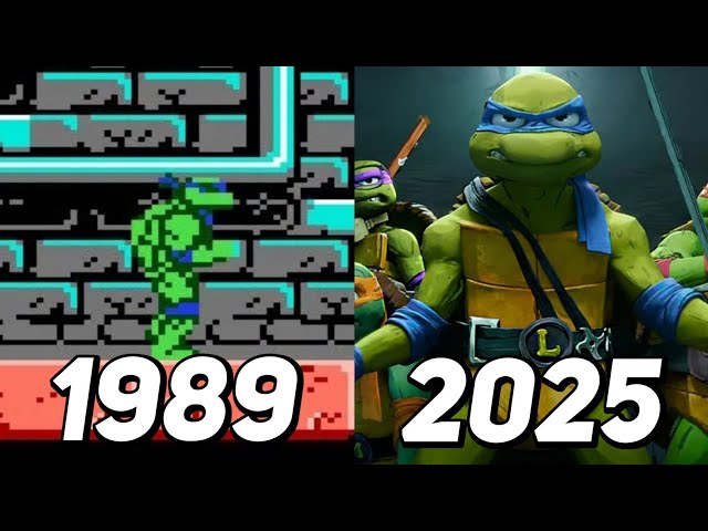 1989 Teenage Mutant Ninja Turtles Game Screenshot Of Teenage Mutant