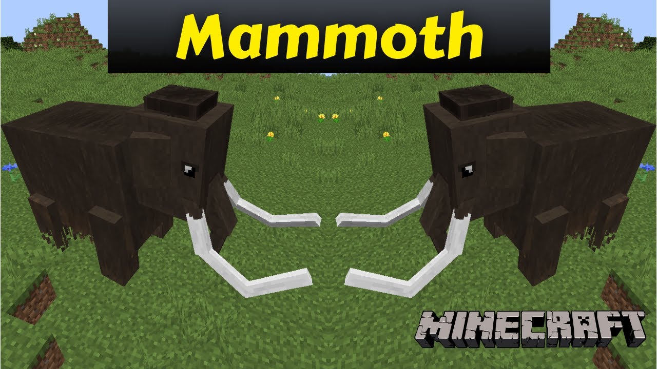 The mammoth in Minecraft | Minecraft | Minecraft mods | mods | Dragon ...