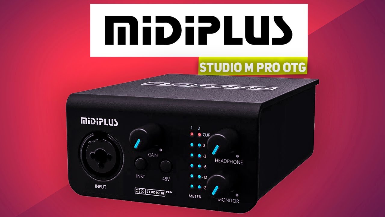 Звуковая карта для стримеров Midiplus Studio M Pro OTG - YouTube