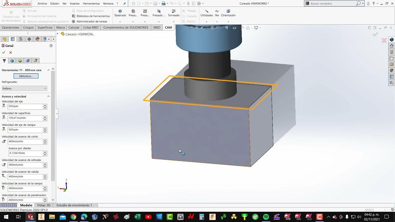 Hacer careado en HSMWORKS - YouTube
