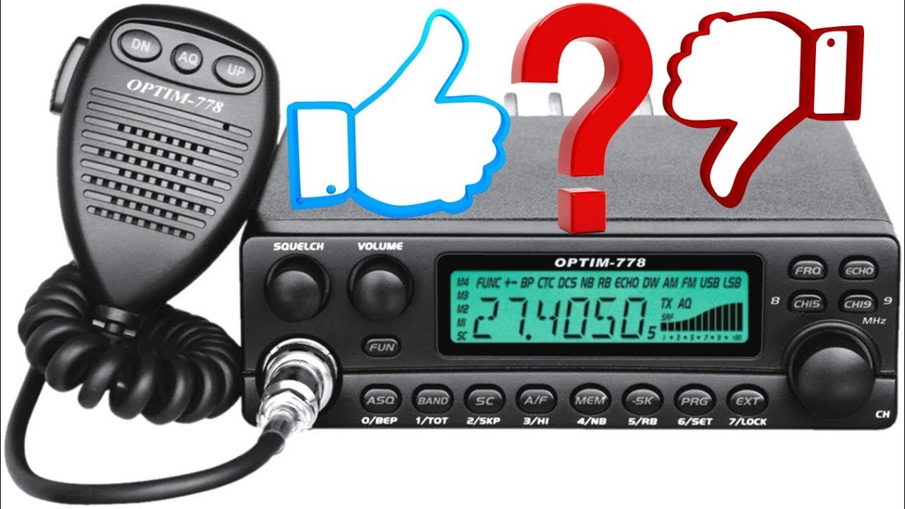 Тестируем рацию Optim-778 - YouTube