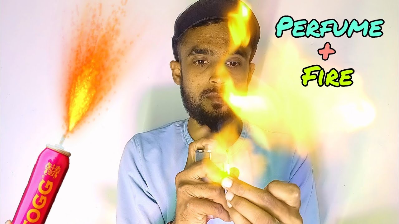 Perfume से लगाई आग🔥//Perfume Vs Fire//Experiment video//a2z experiment 2 - YouTube