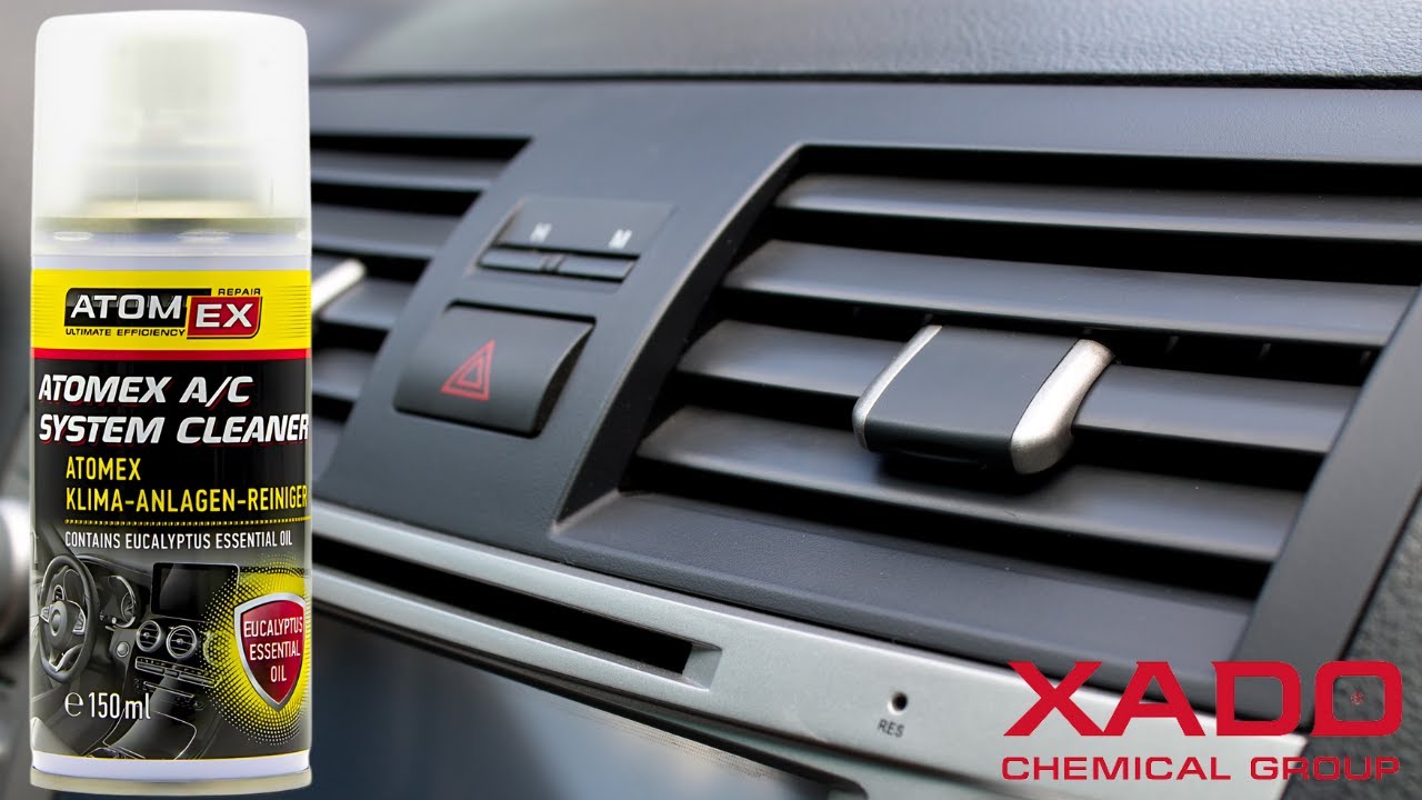 XADO ATOMEX A/C SYSTEM CLEANER bomba do odgrzybiania klimatyzacji - YouTube