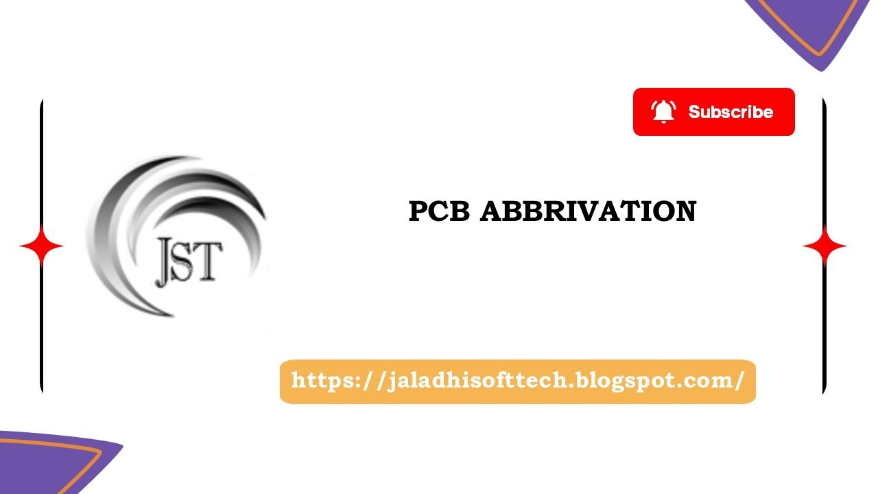 PCB ABBREVIATION - YouTube