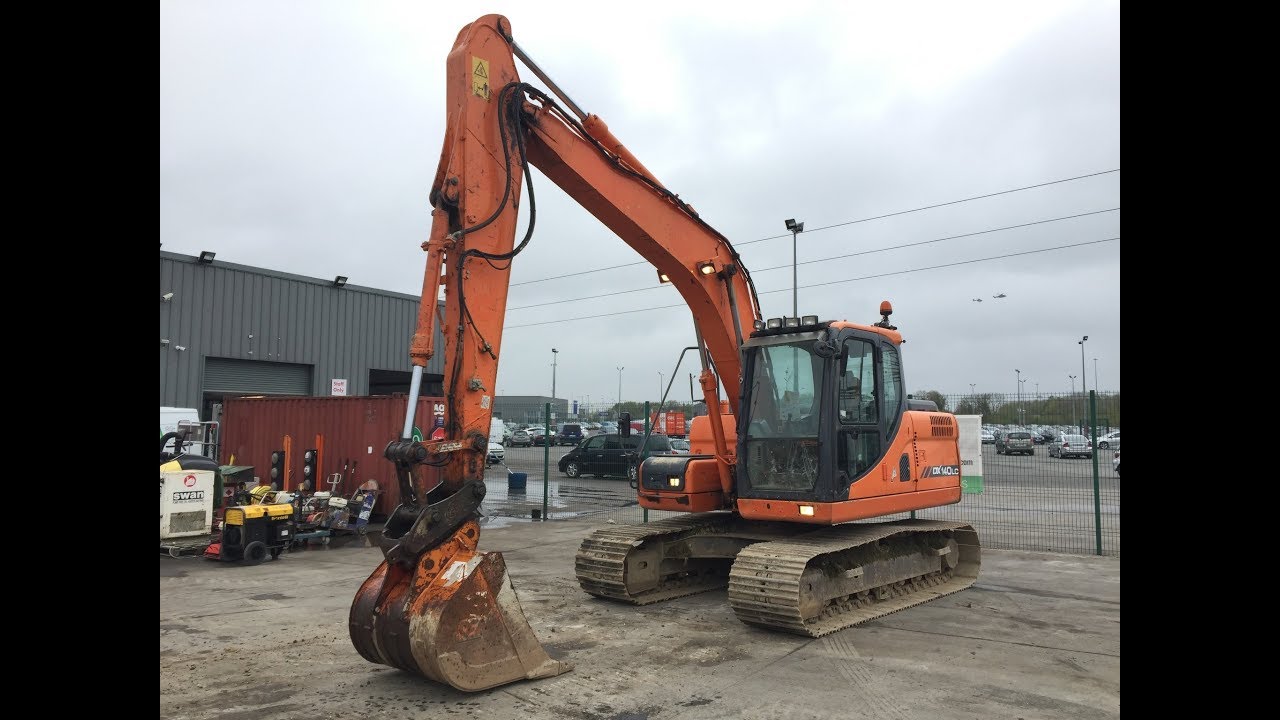 2011 Doosan DX140LC (14T) Excavator Saturday 19th May - YouTube