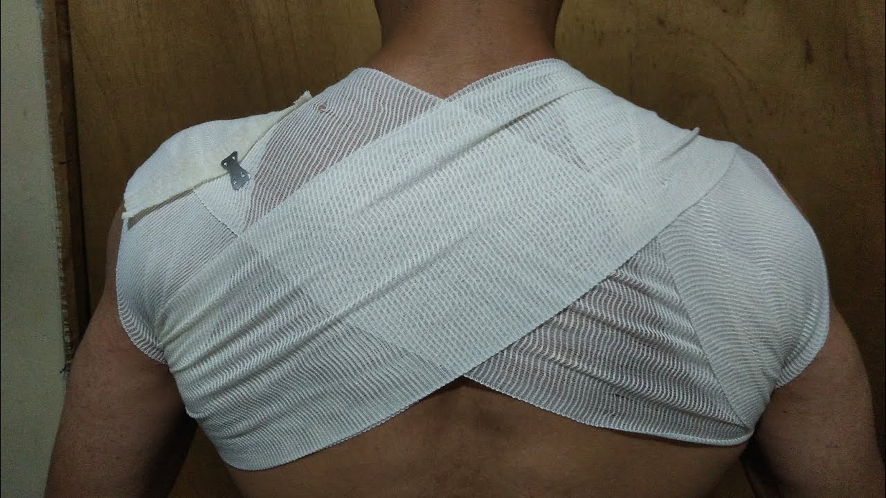 vendaje en ocho de espalda - YouTube