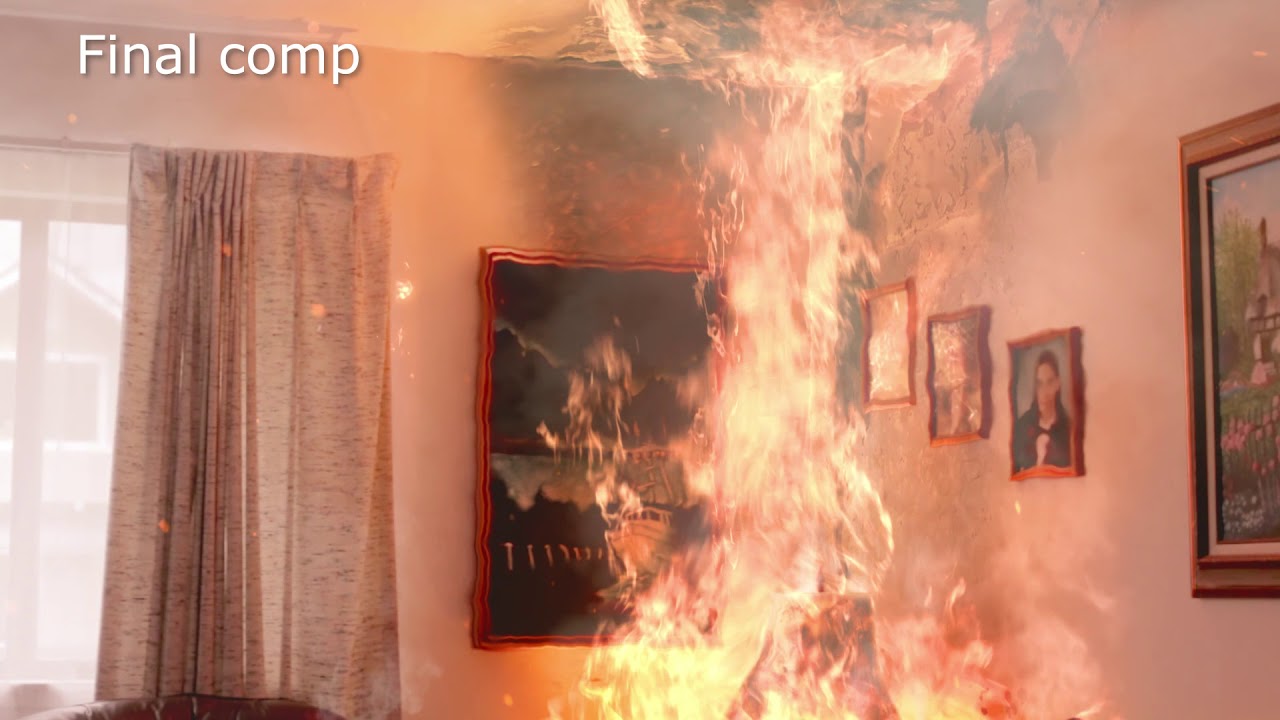 House Fire Visual Effects Breakdown - YouTube