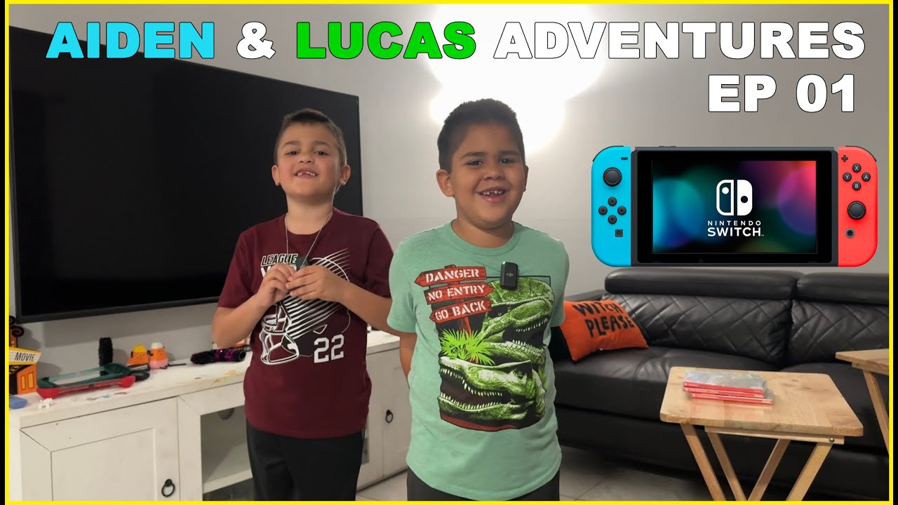 Aiden and Lucas Adventures EP 01 - Nintendo Switch Games - YouTube