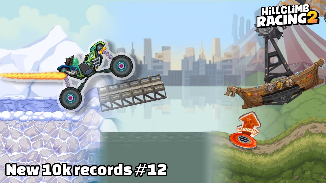 🗿 ALL ROCK BOUNCER 10k's - New 10k records #12 - Hill Climb Racing 2 😍 ...
