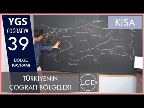 Türkiye'nin Coğrafi Bölgeleri - YGS COĞRAFYA