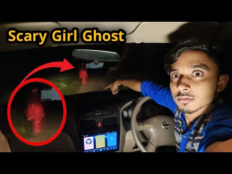 Scary Girl Ghost in Haunted Road || Ghost Fighter - YouTube