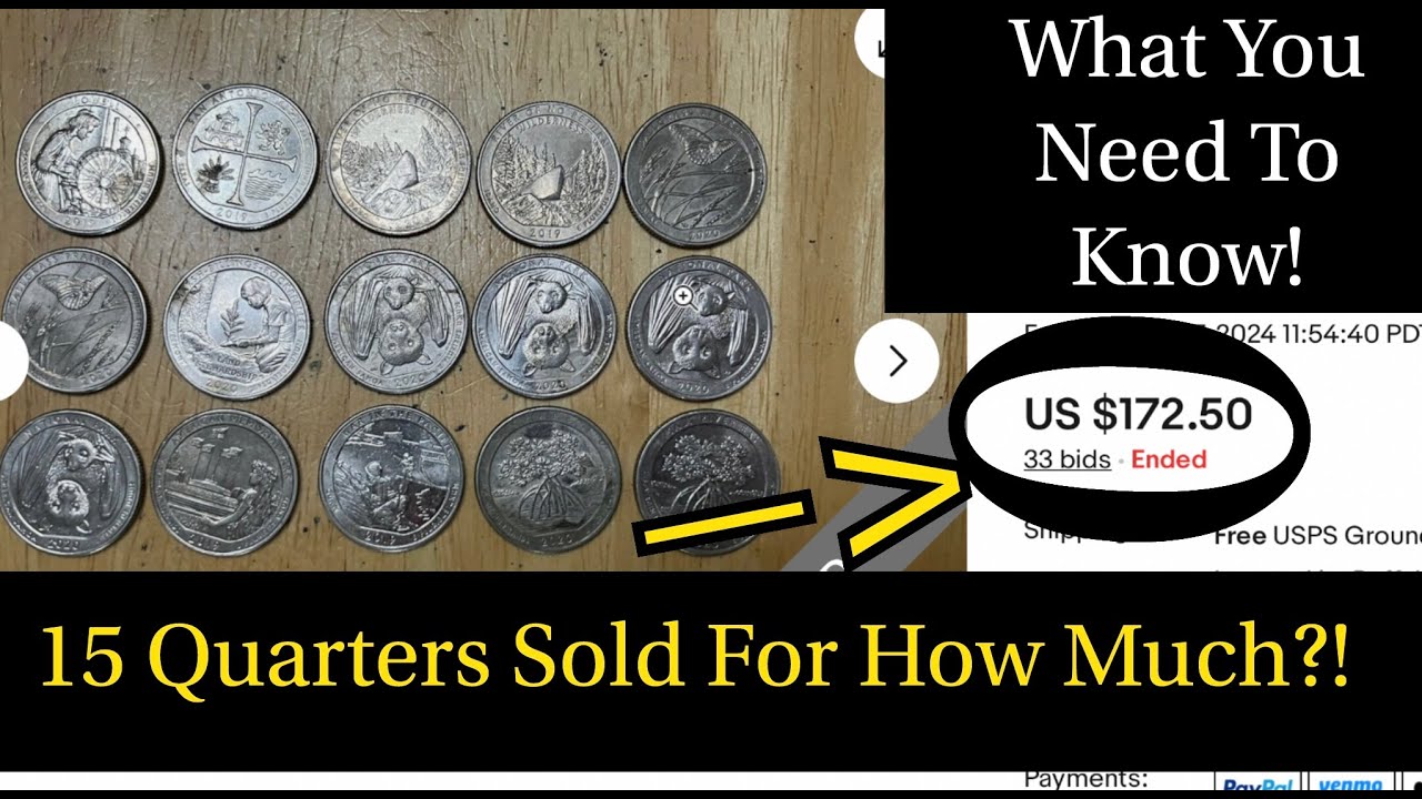 15 Quarters Sold For $175.00 On Ebay! What You Need To Know! - YouTube