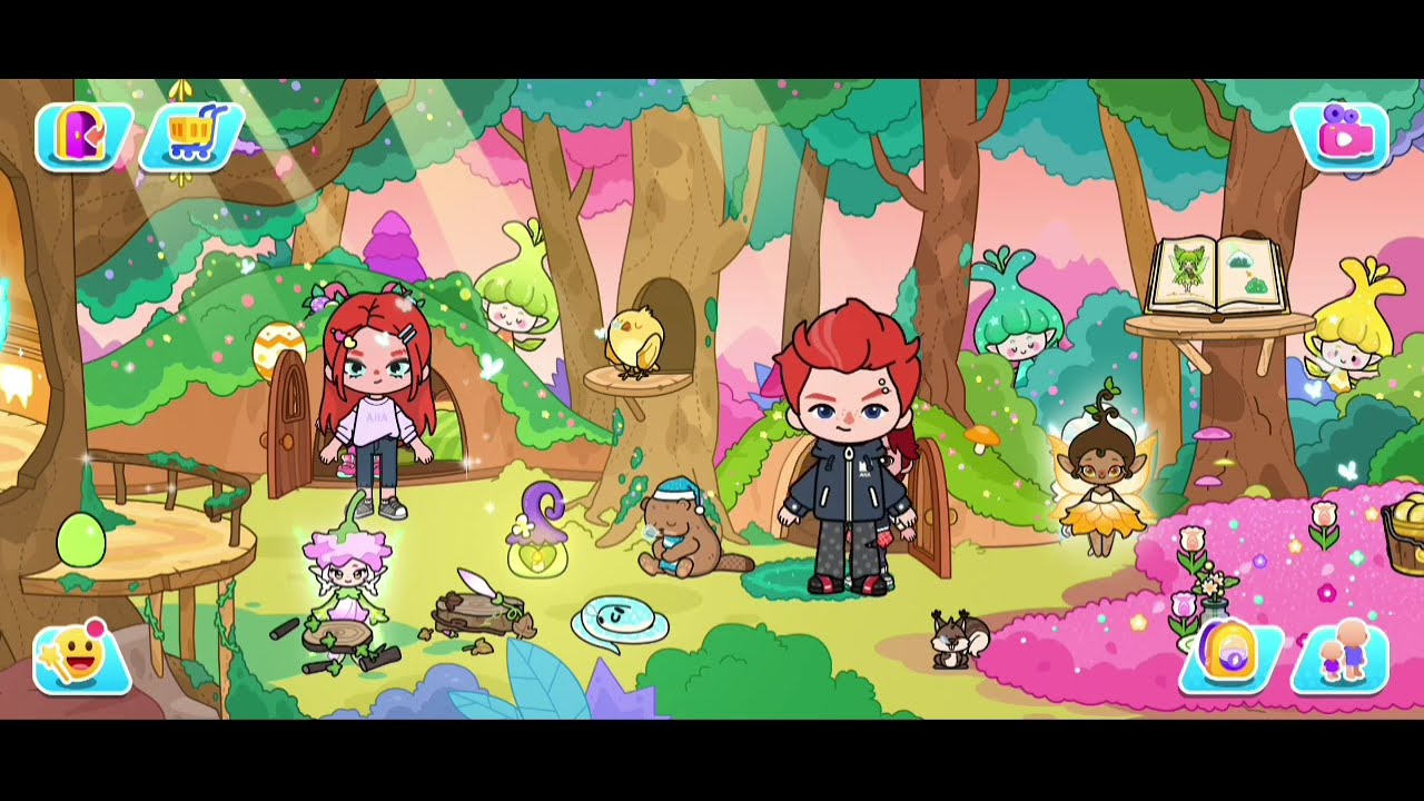 AHA WORLD SİHİRLİ ORMAN hikayesi #ahaworld - YouTube