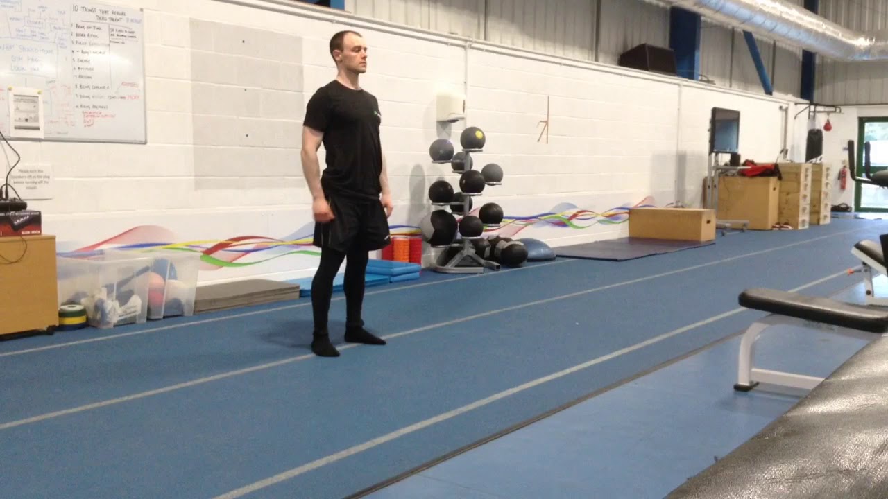 Squat with Elbow Opener - YouTube