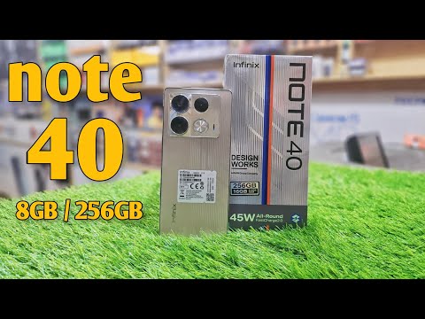 infinix note 40 unboxing | review 8GB / 256GB 45W charger