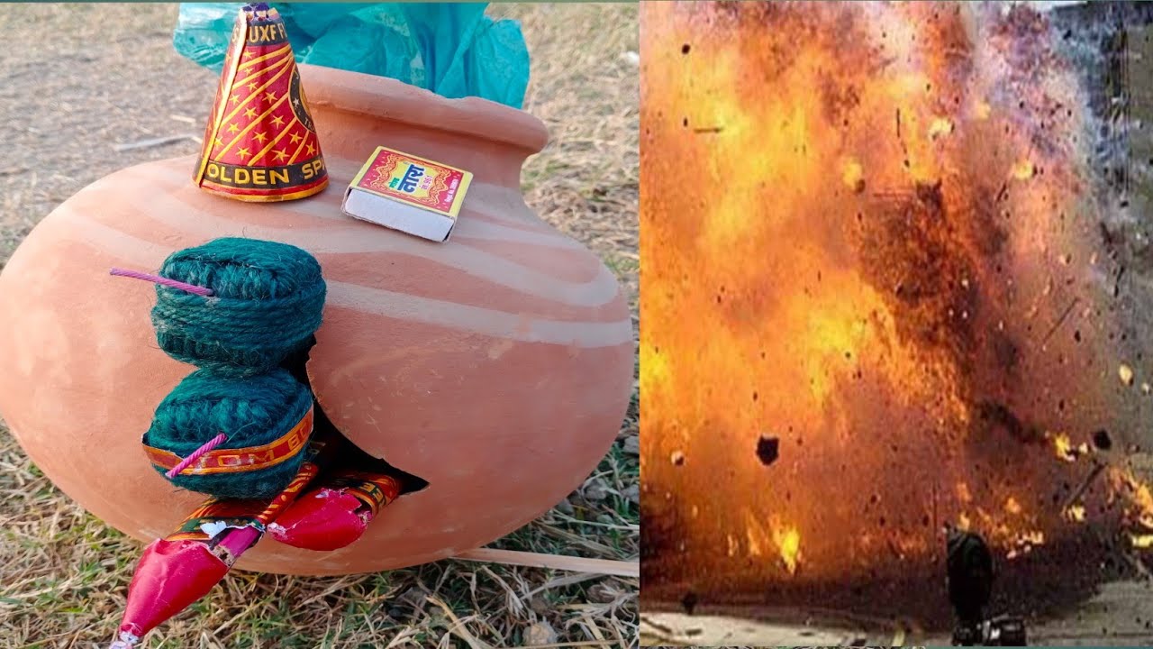 Matka bomb blast | kiya hu ager 10 bomb. | Matka mn ek sath blast hu ...