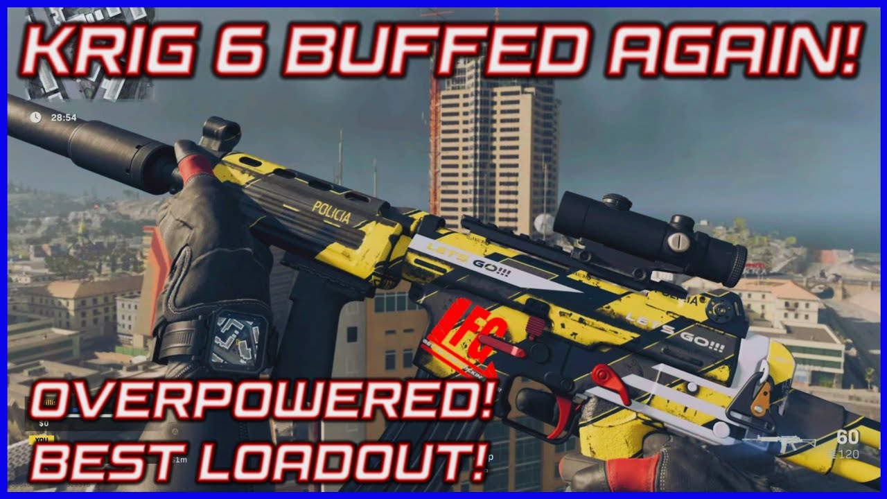 KRIG 6 Buffed again! New Warzone Meta! (Best Class Setup) - YouTube