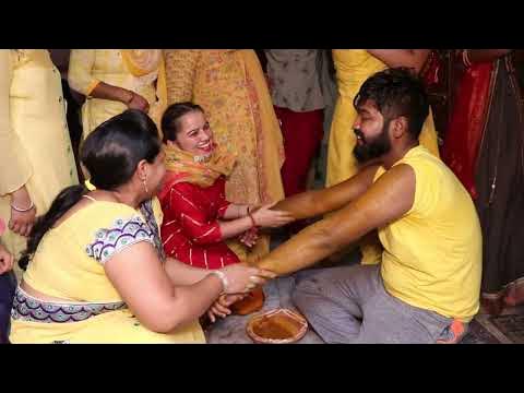 Varun Weds Tannu Wedding Ceremony Part-1 Hariom Digital Studio Jagadhri Chauhan family ...