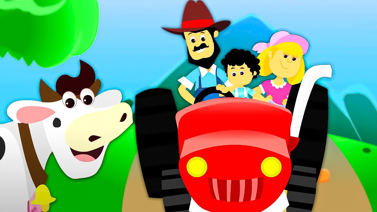 The Farmer In The Dell + More Nursery Rhymes & Kids Educational Videos ...