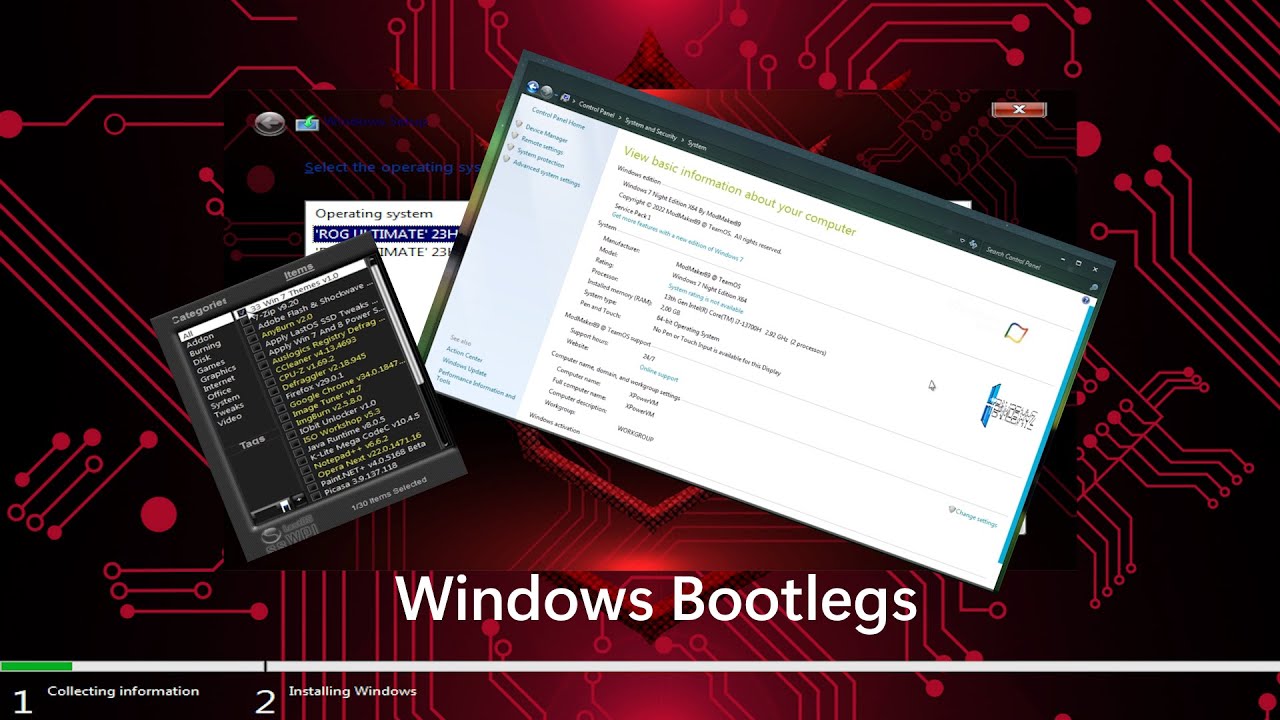 Weird Windows bootlegs - YouTube