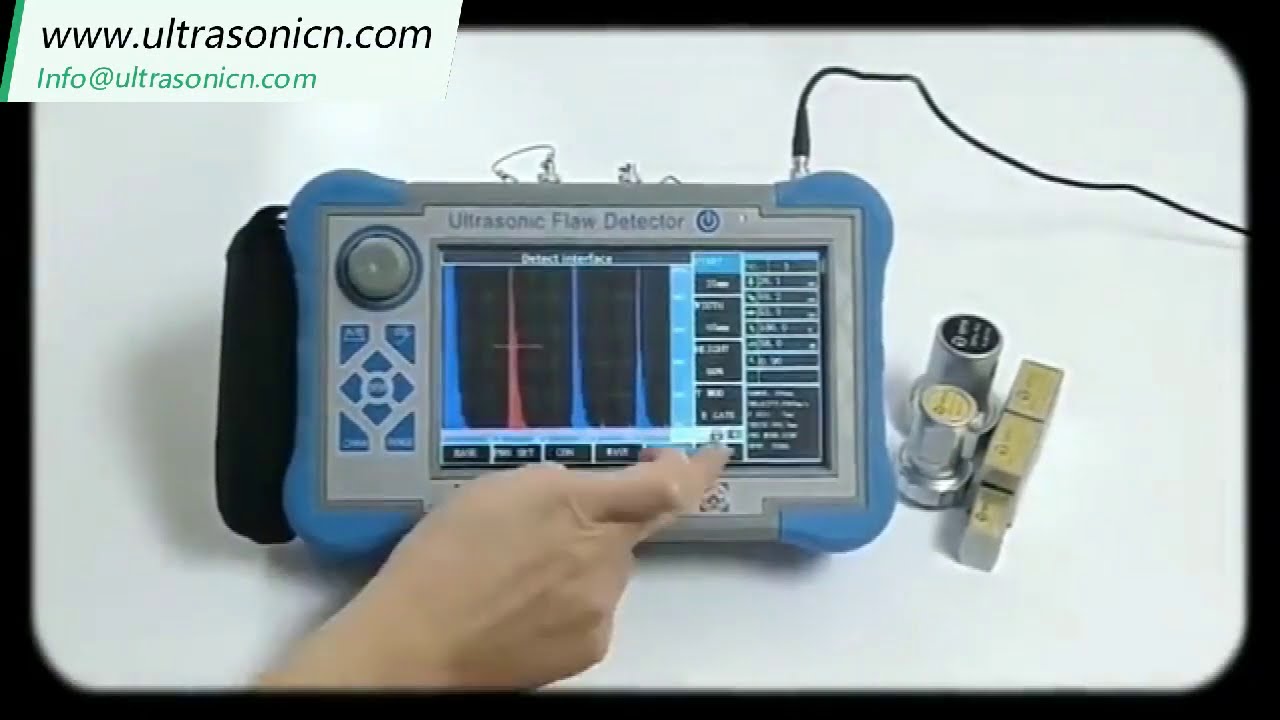 How to use ultrasonic flaw detector? - YouTube