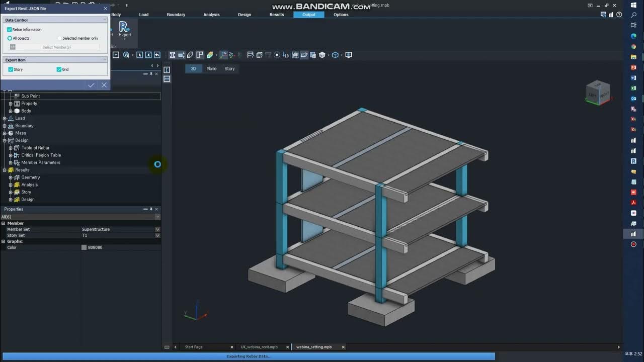 Effortless Rebar Export from midas nGen to Revit: Streamline Your Workflow - YouTube