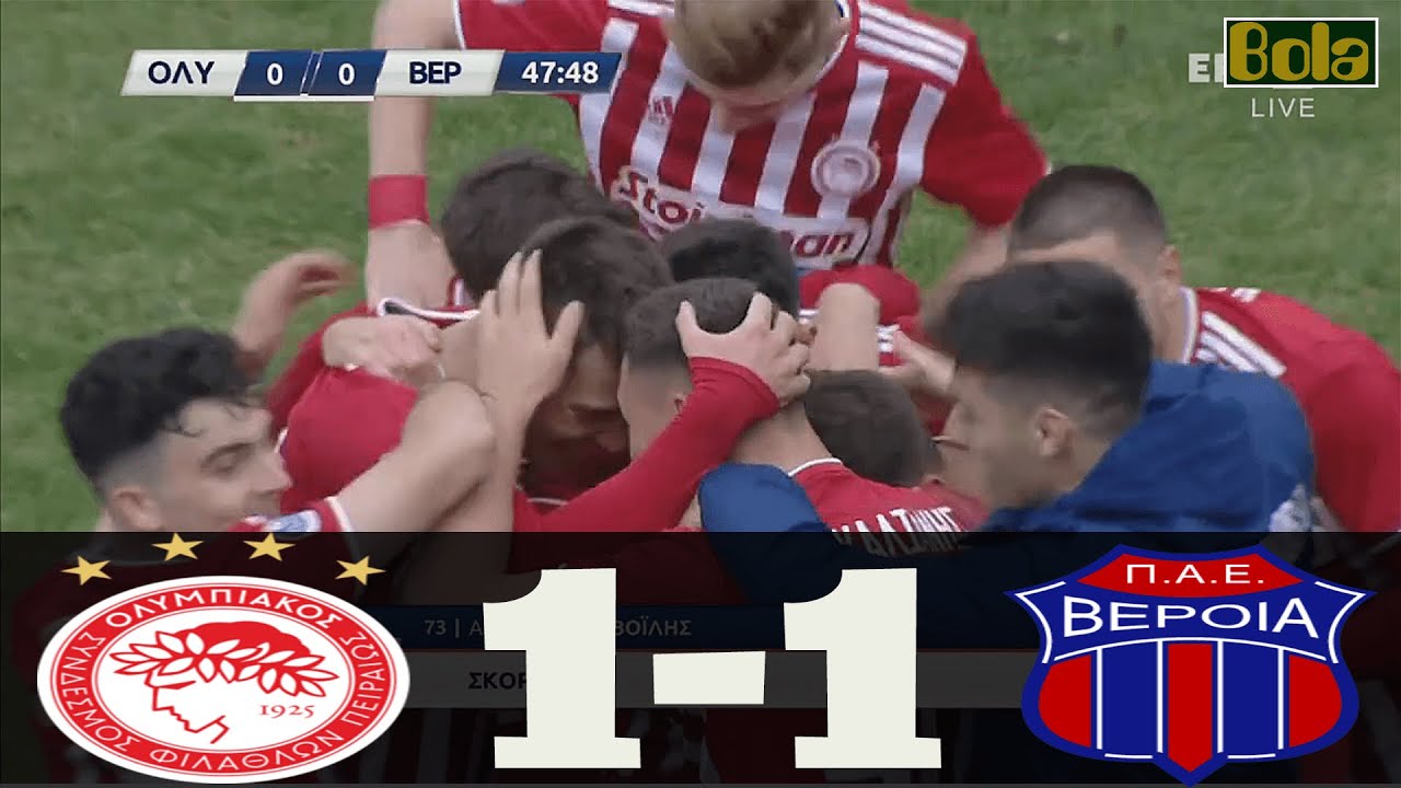 Ολυμπιακός Β' - Βέροια 1-1 (8η ΑΓΩΝΙΣΤΙΚΗ) Στιγμιότυπα 15.12.2021 - YouTube