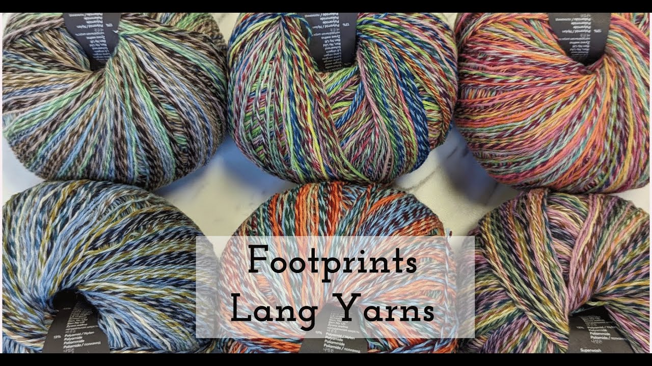 Introducing Footprints by Wool Addicts, a marled fingering weight yarn ...