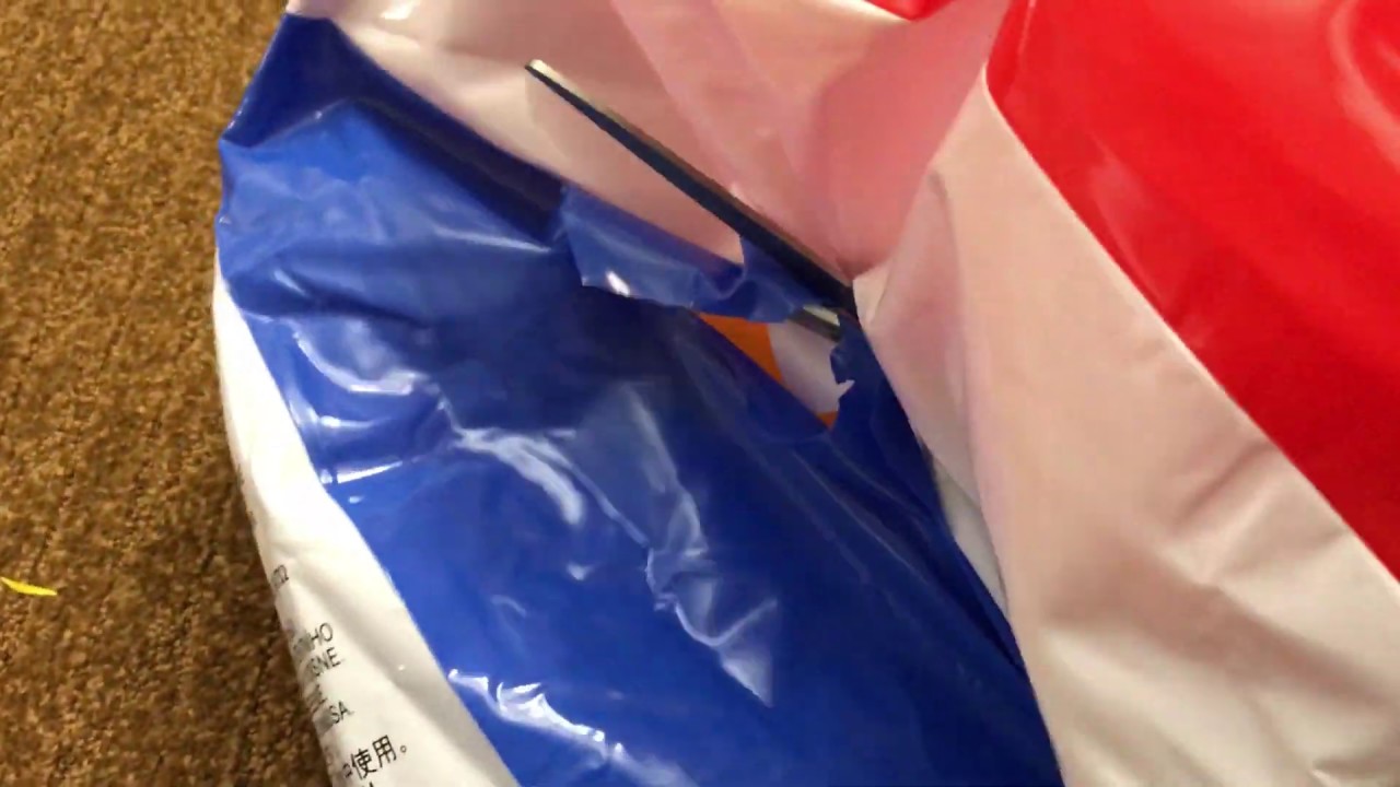 Inflatable popping adventure! [PART 8] beach ball destroy - YouTube