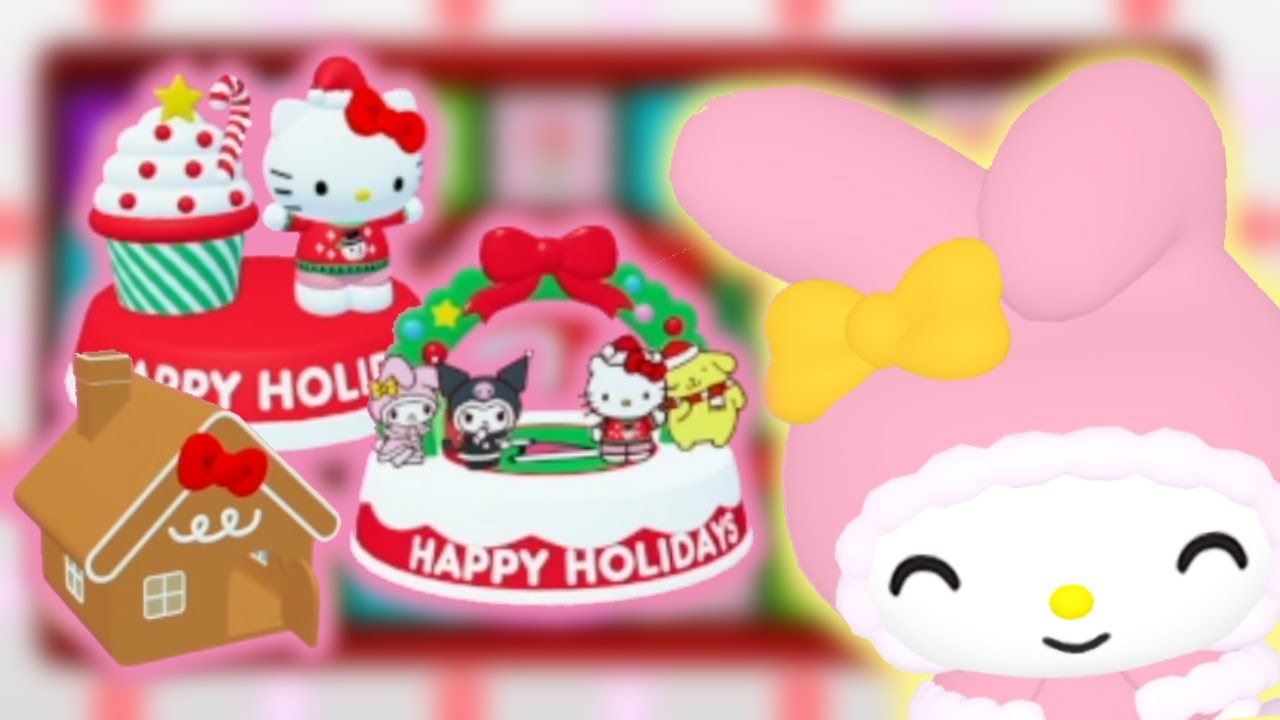 Hello Kitty Christmas Facebook Covers