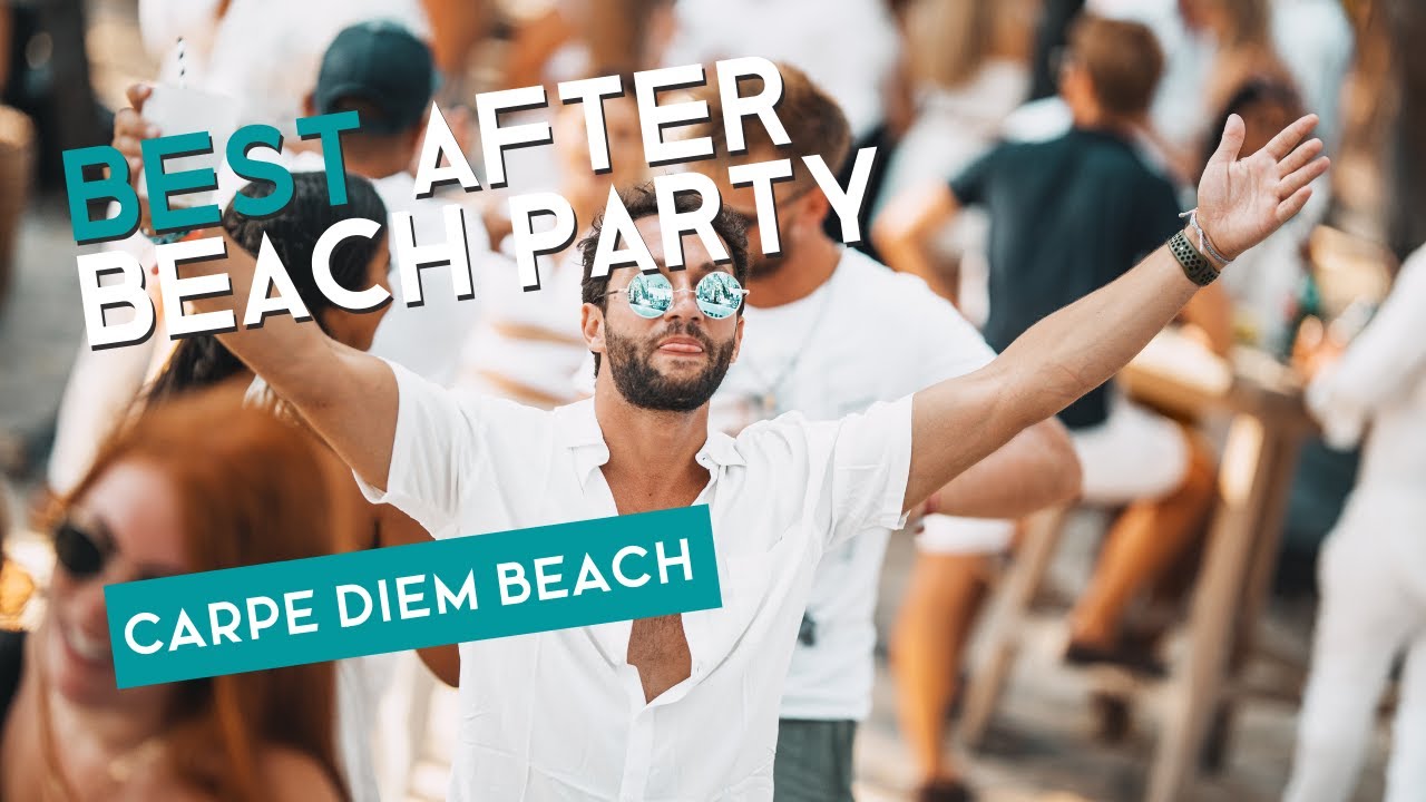 After Beach Party in Hvar Croatia 2021 - Carpe Diem Beach Hvar - YouTube