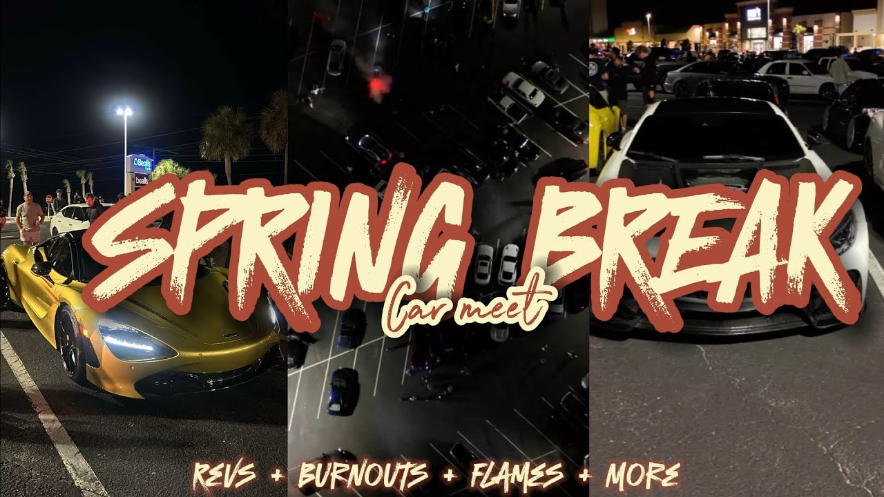Spring Break Destin Car Meet - YouTube