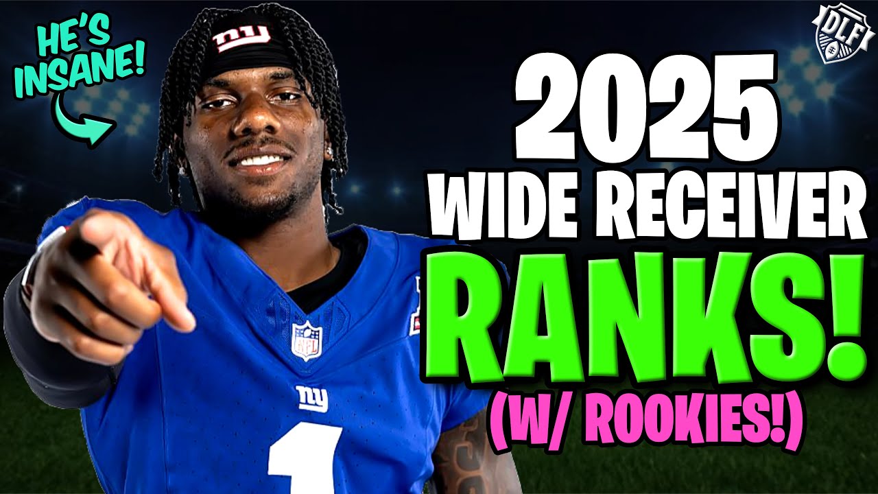 2025 Top-45 Dynasty Wide Receiver Rankings & Tiers! (w/ Rookies!) - YouTube